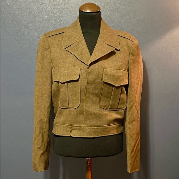 Eisenhower | Jackets & Coats | Vintage Wwii Eisenhower Ike Army Green ...